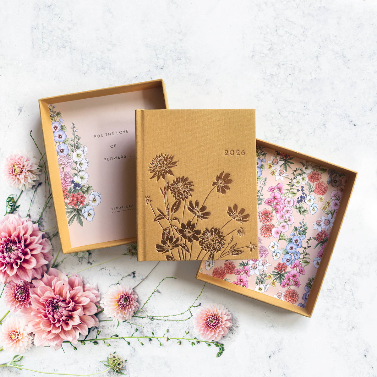 2026 Typoflora Planner - Honey – Mockingbird Lounge