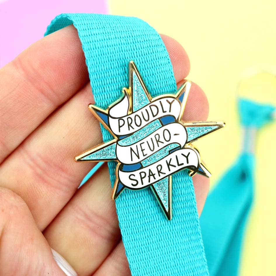 Jubly Umph Lapel Pin - Proudly Neuro-Sparkly – Mockingbird Lounge