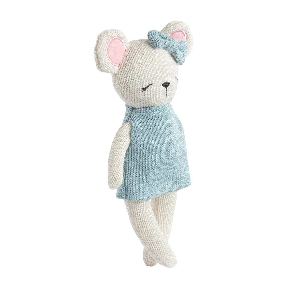 Knitted Animal Toy - Molly the Mouse – Mockingbird Lounge