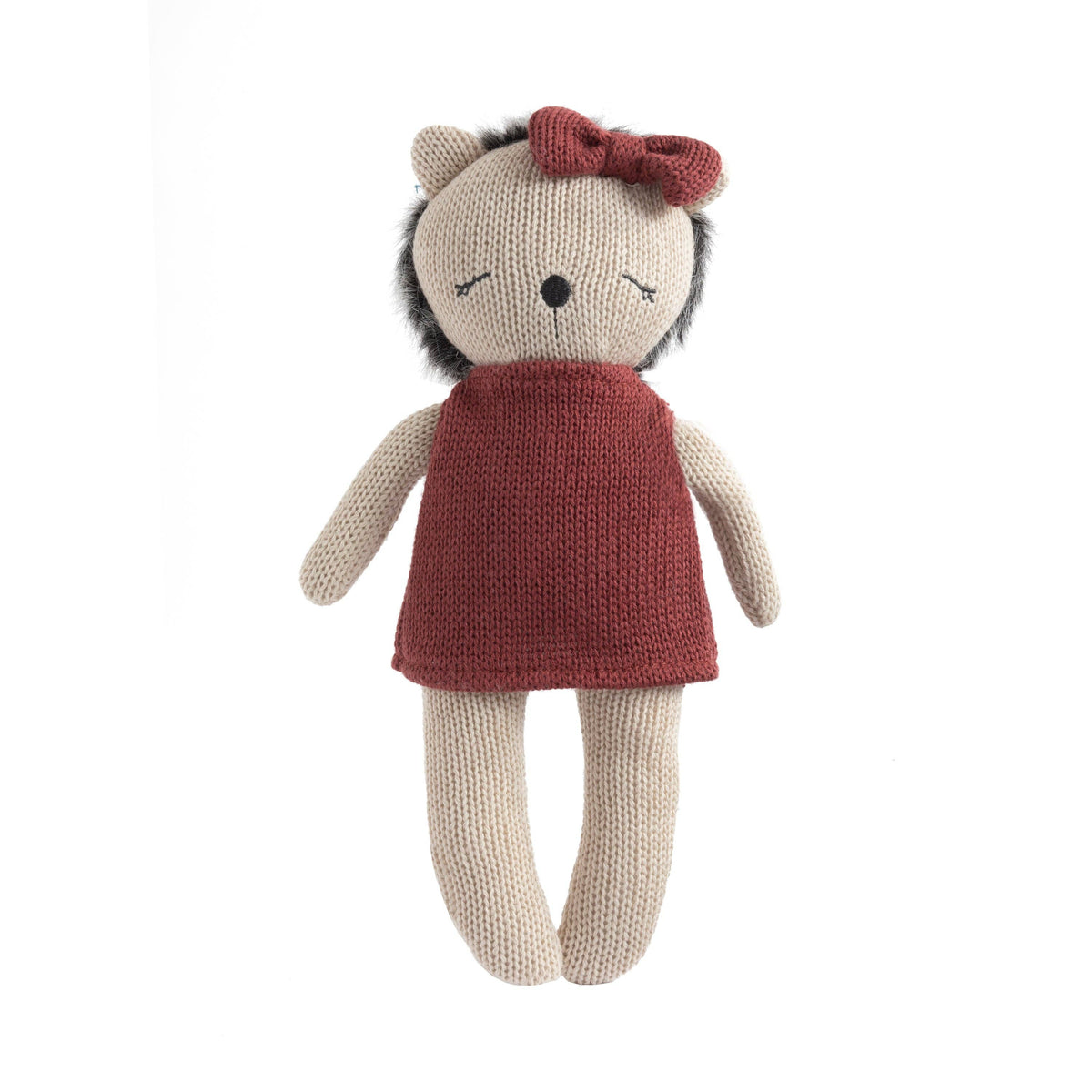 Knitted Animal Toy - Helen the Hedgehog – Mockingbird Lounge