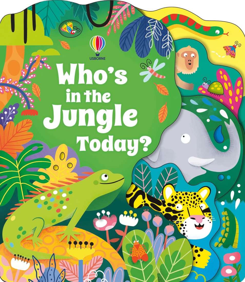 Board Book - Usborne - Who's in the Jungle Today – Mockingbird Lounge