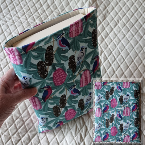 Stitch Shelf Book Sleeve - Coastal Botanica – Mockingbird Lounge