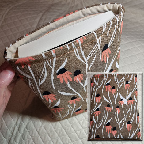 Stitch Shelf Book Sleeve - Echinacea – Mockingbird Lounge