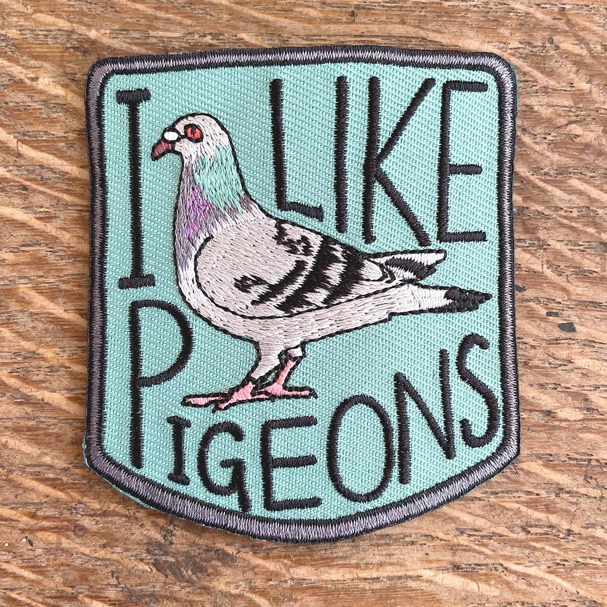 Embroidered Patch - I Like Pigeons – Mockingbird Lounge