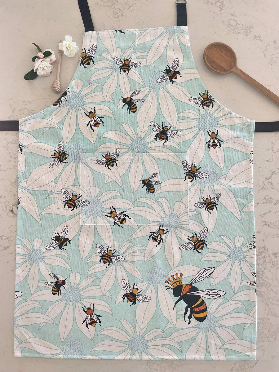 Apron - Flower Bees – Mockingbird Lounge