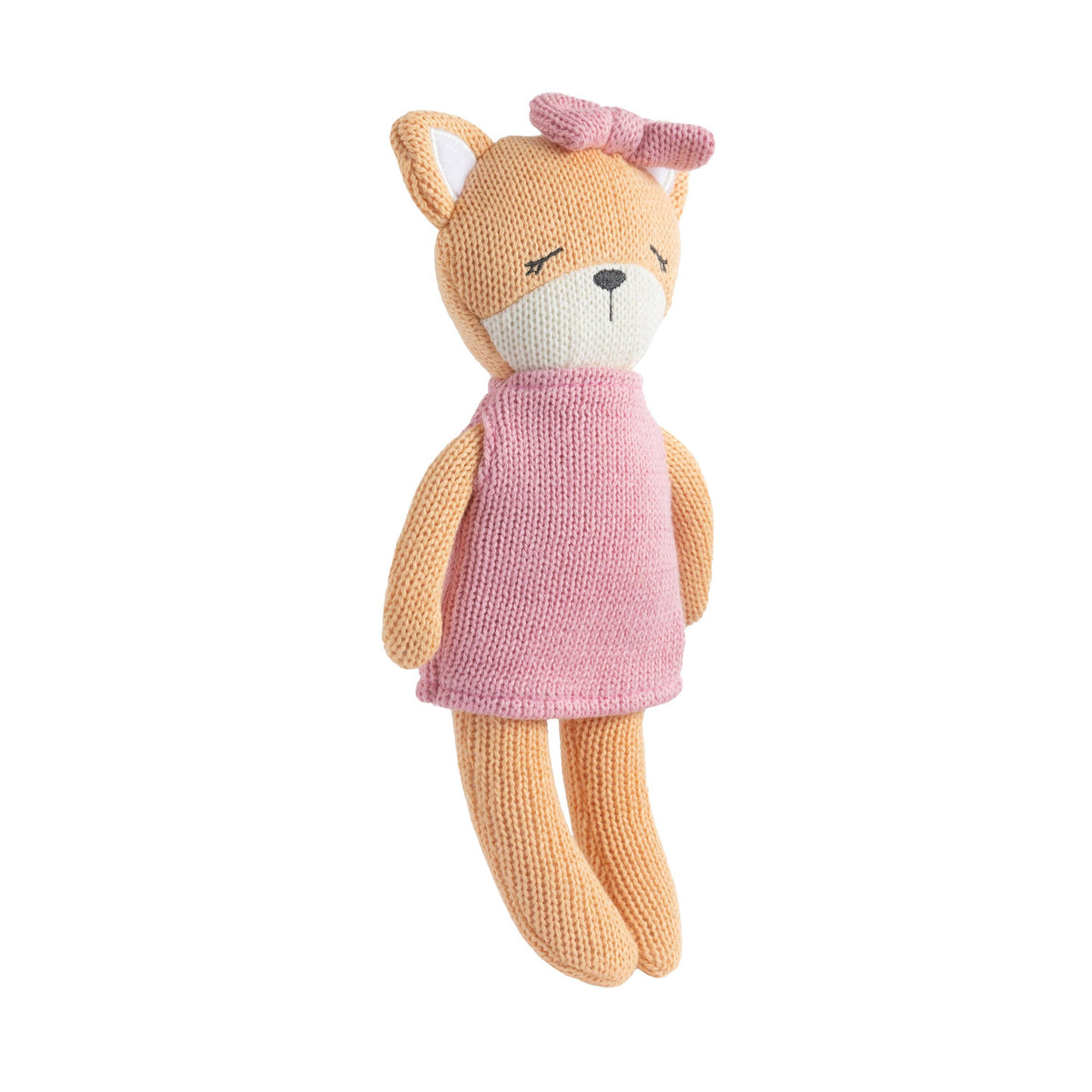 Knitted Animal Toy - Frankie the Fox – Mockingbird Lounge