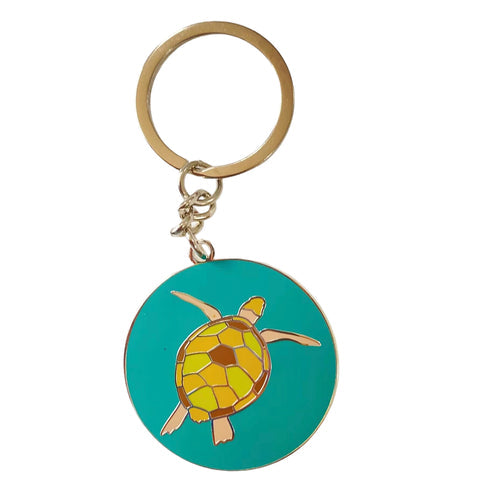 Red Parka Key Ring - Green Sea Turtle – Mockingbird Lounge